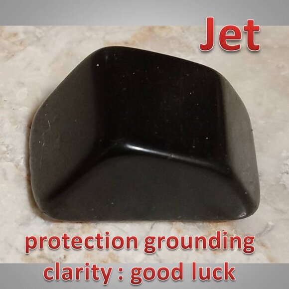 Accents | Jet Stone Rock Crystal Mineral Chunk 1 Protection Luck ...